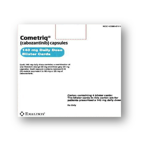 卡博替尼胶囊 （Cabozantinib）- Cometriq说明书_药得