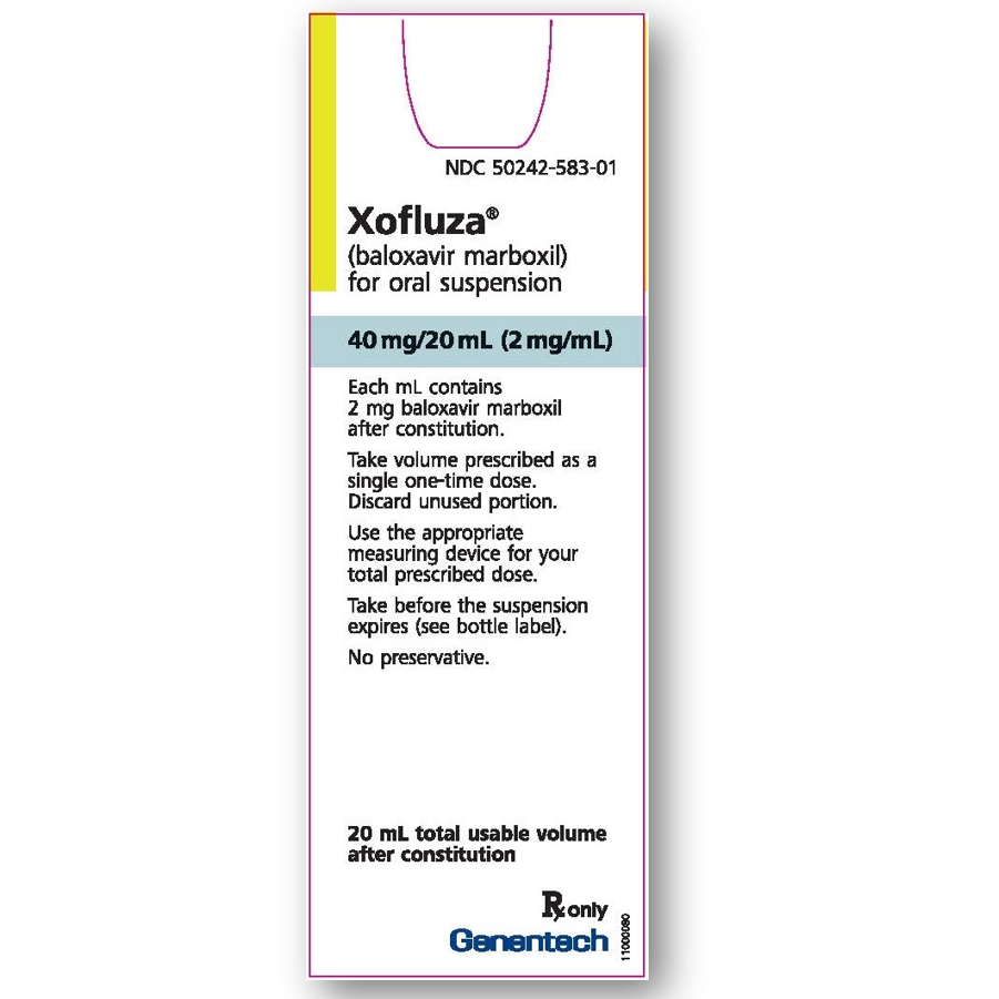 玛巴洛沙韦（Baloxavir Marboxil）--Xofluza说明书_药得