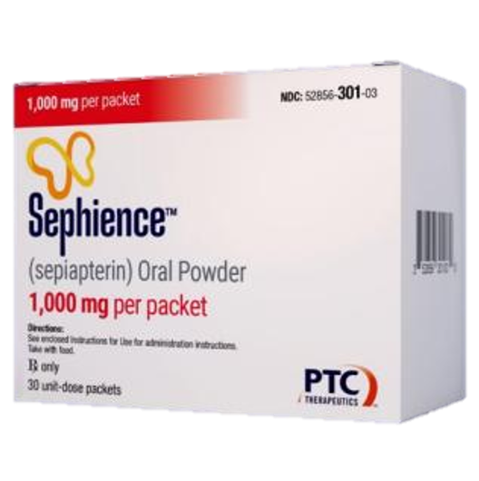 墨蝶呤口服散剂（sepiapterin）--Sephience适应症_药得