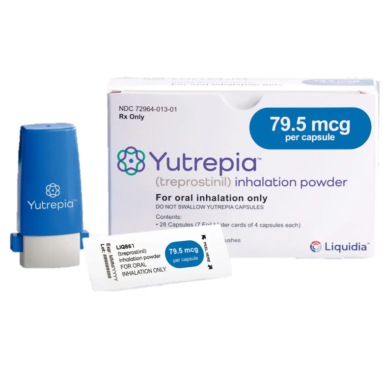 曲前列环素粉雾剂（treprostinil）--Yutrepia说明书_药得